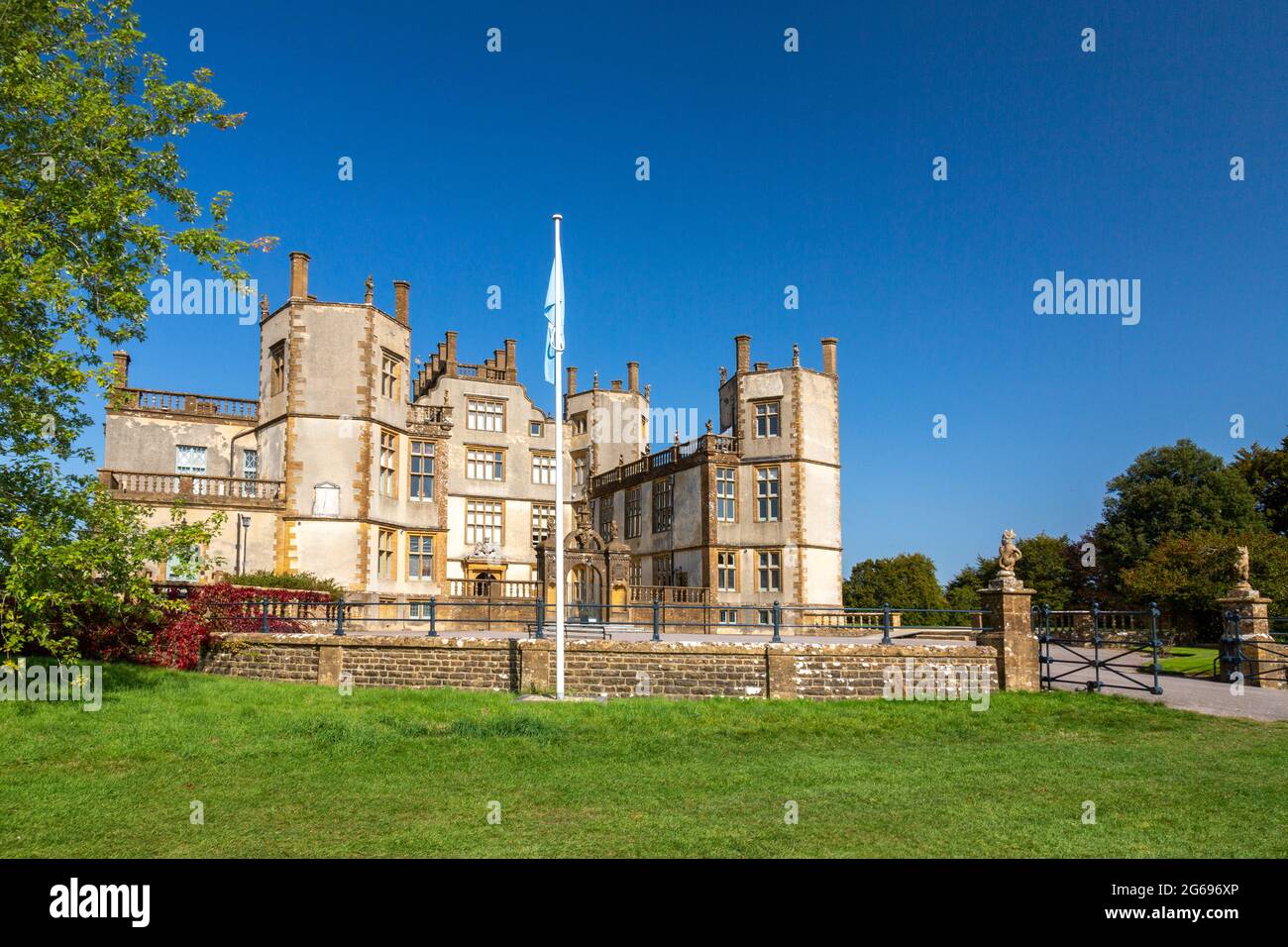 The historic Sherborne Castle was built by Sir Walter Raleigh in 1594 ...