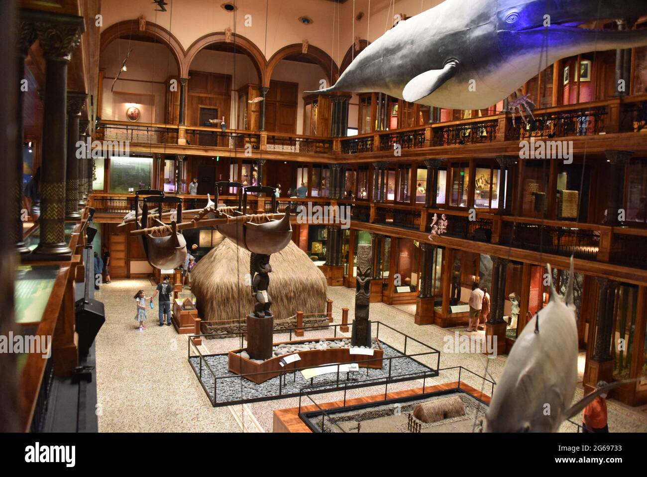 Oahu, Hawaii. U.S.A. 6/9/2021. (Ambient light/flash) Bishop Museum 1889 ...