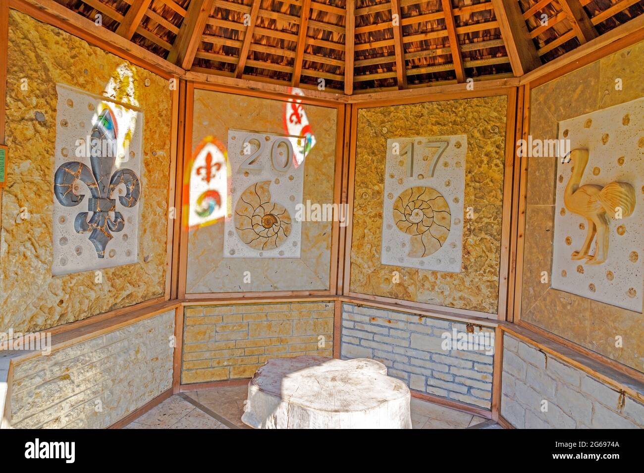 The 2017 memorial in the grounds of Sherborne Castle marking 400 years ...