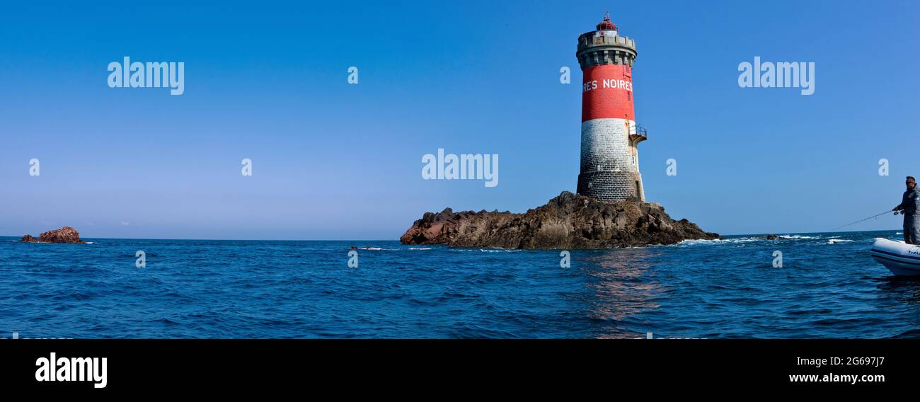 FRANCE. BRITANY. FINISTERE (29) MOLENE ISLAND. PIERRES NOIRES ...