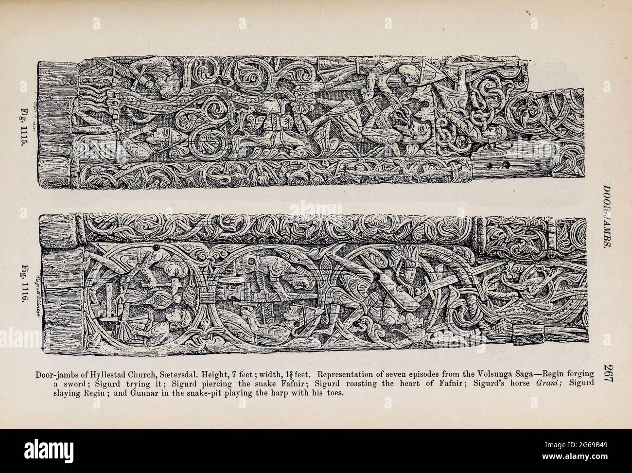 Viking Architecture Decorated halls and carved doorways from the book ...