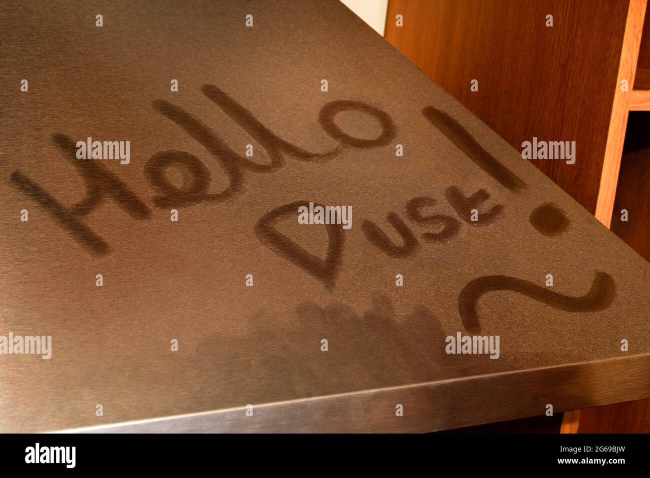 Hello dust hi-res stock photography and images - Alamy