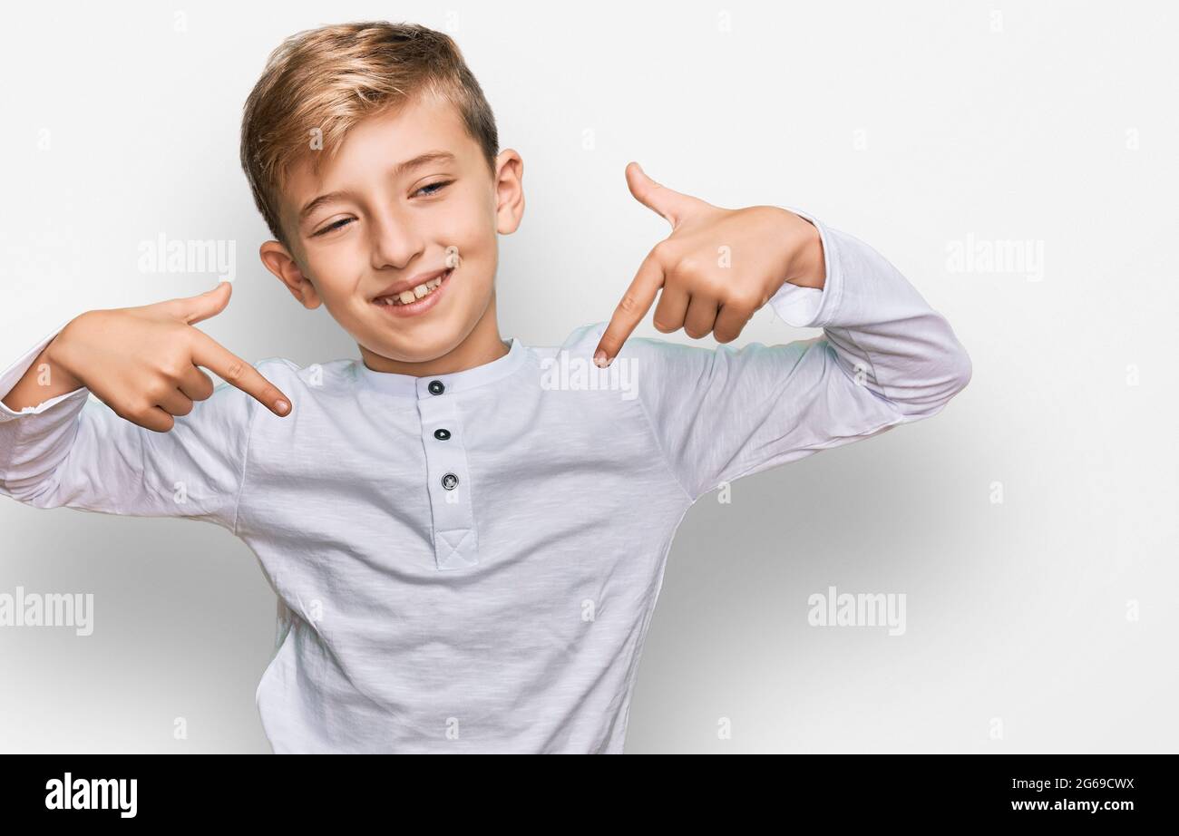 Child Pointing To Self