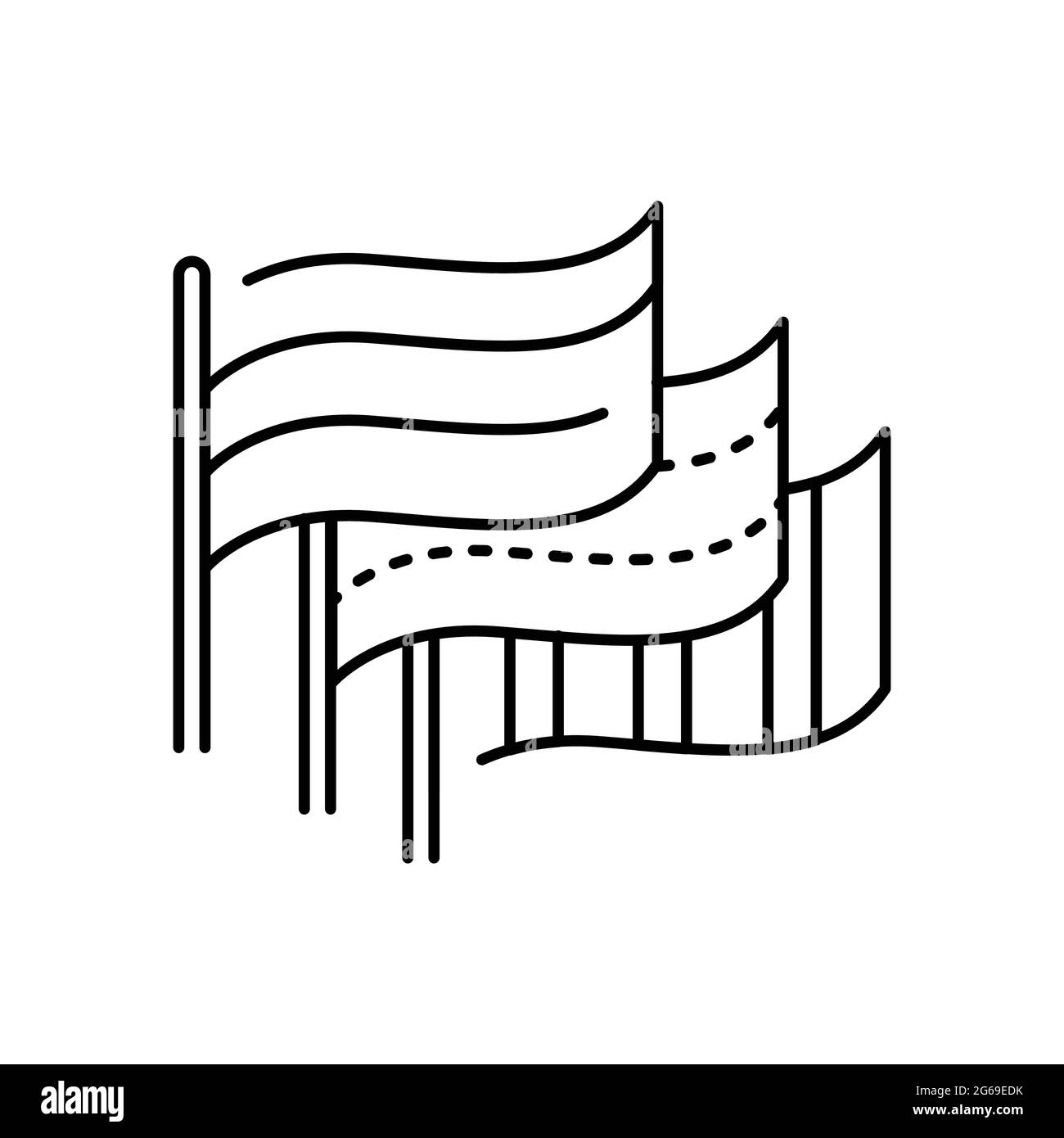 Sustainable development goals logo Black and White Stock Photos ...