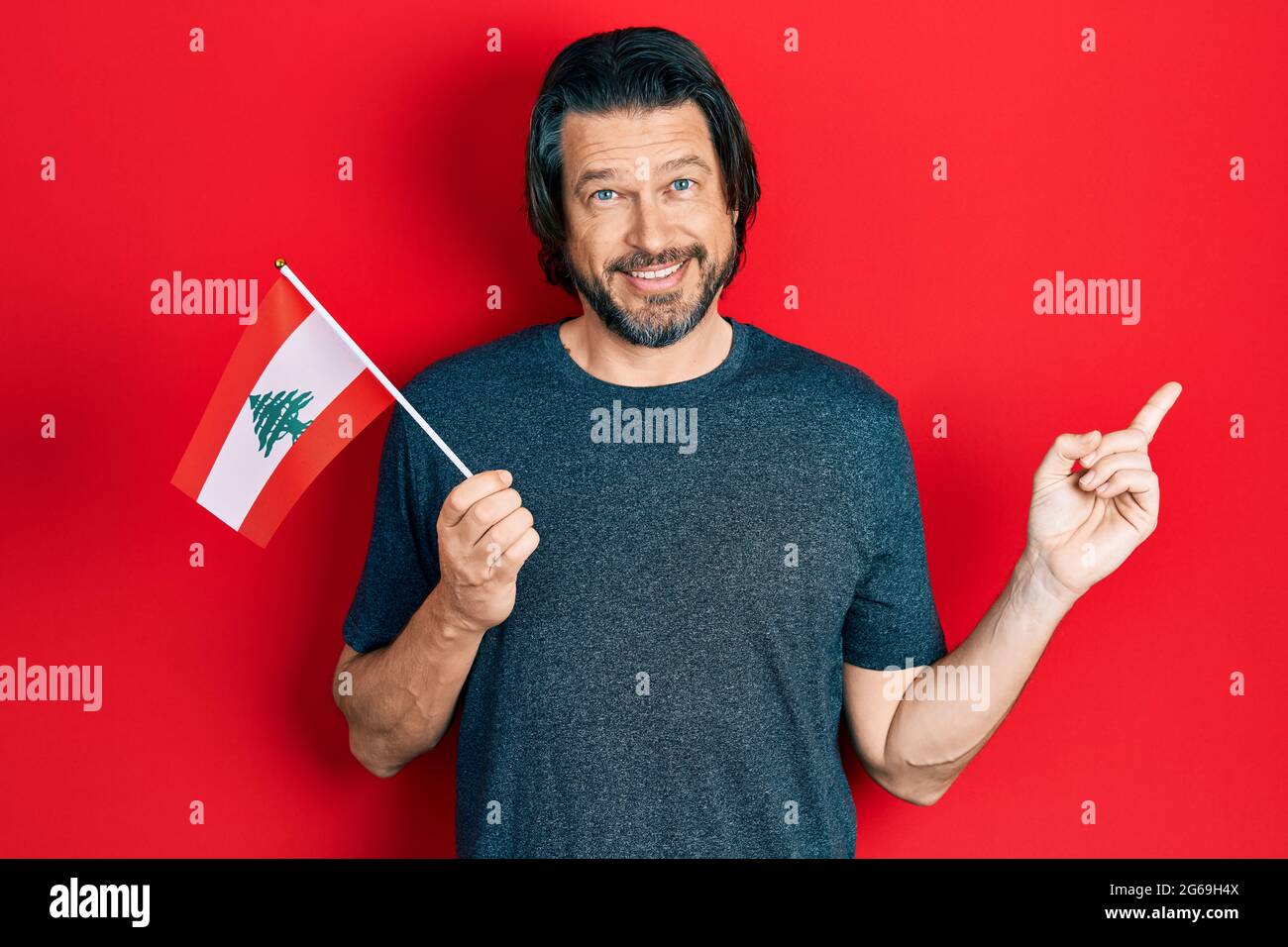 Lebanese official flag hi-res stock photography and images - Alamy