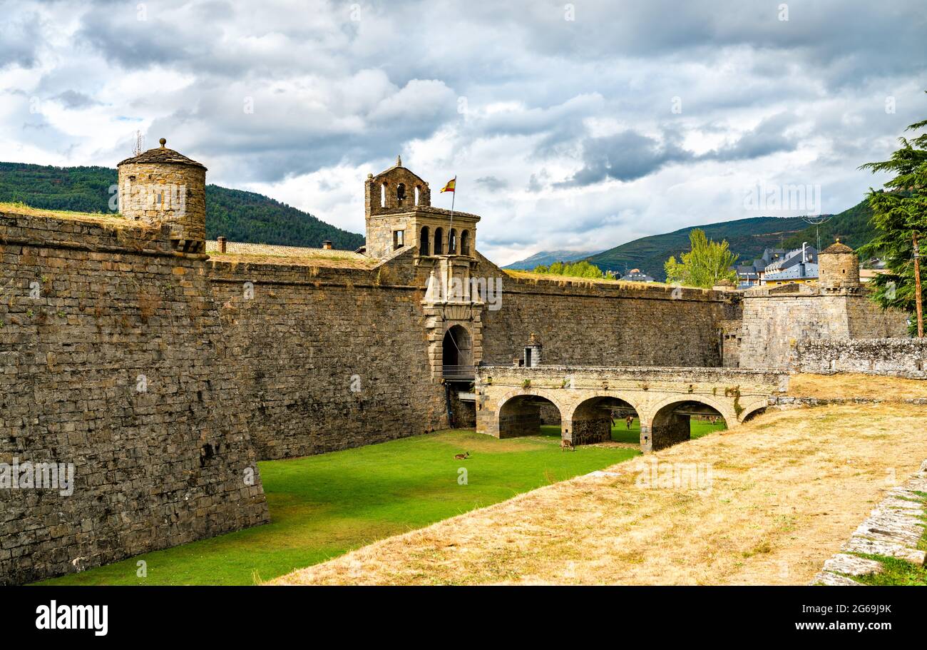 Citadel of Jaca in Spain Stock Photo - Alamy