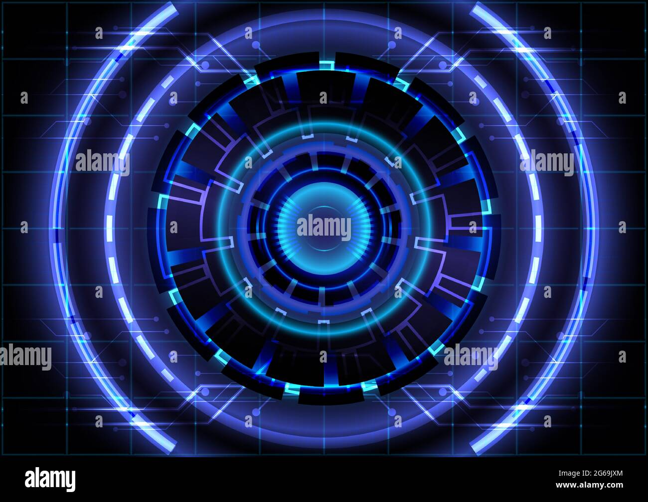 Abstract hi-tech background. Virtual reality high technology innovation ...