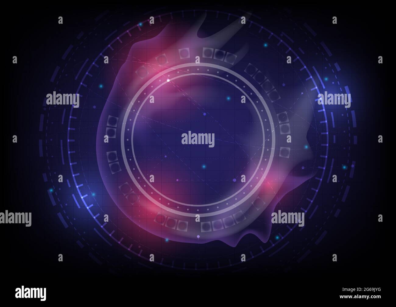 Abstract hi-tech background. Virtual reality high technology innovation ...