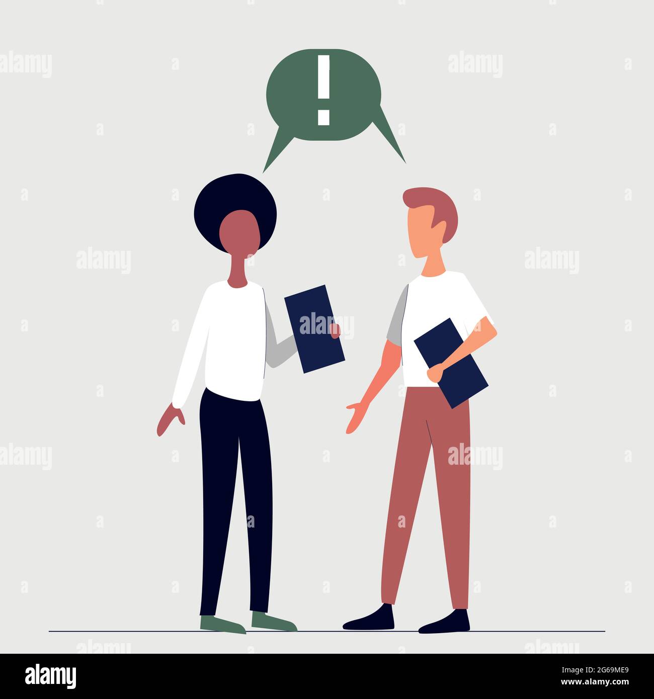 Conflict resolution cartoon Stock Vector Images - Alamy