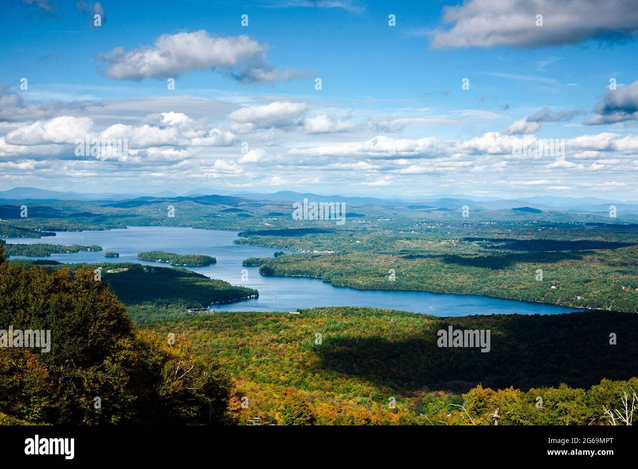 View of Sunapee lake Stock Photo - Alamy