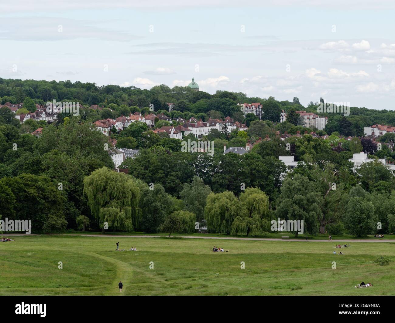 London hill view hi-res stock photography and images - Alamy