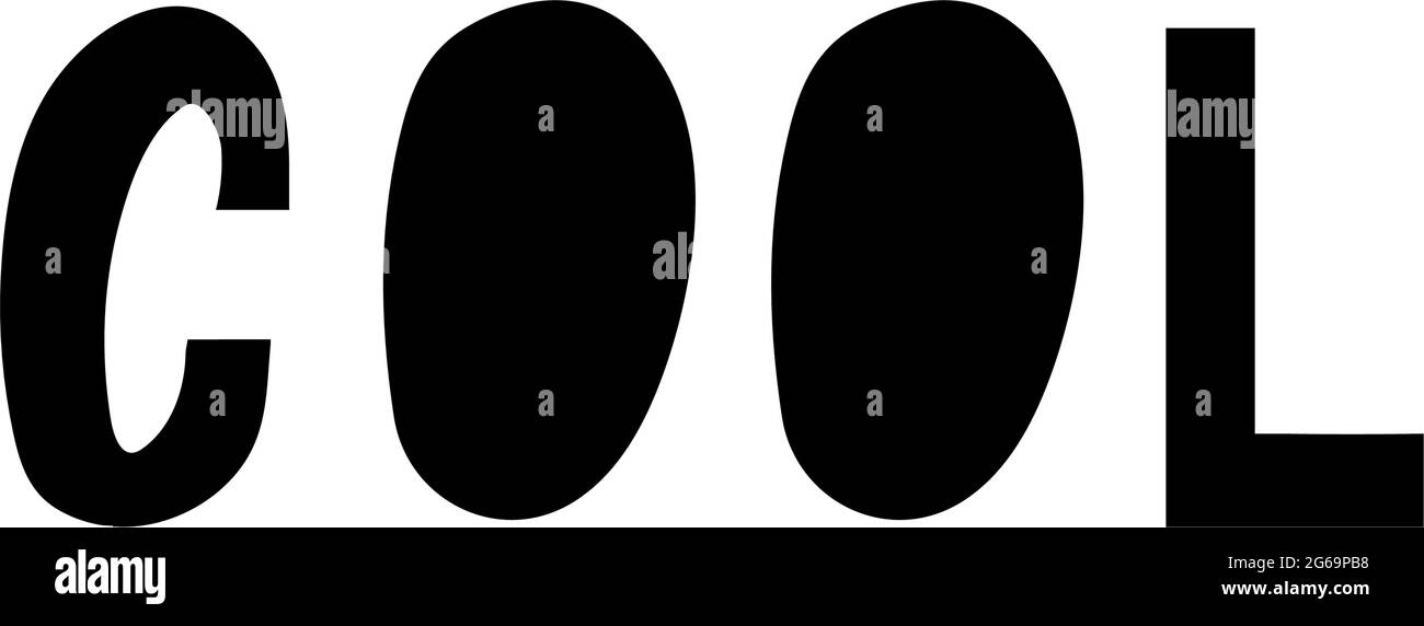 slogan COOL phrase graphic vector Print lettering Stock Vector Image ...