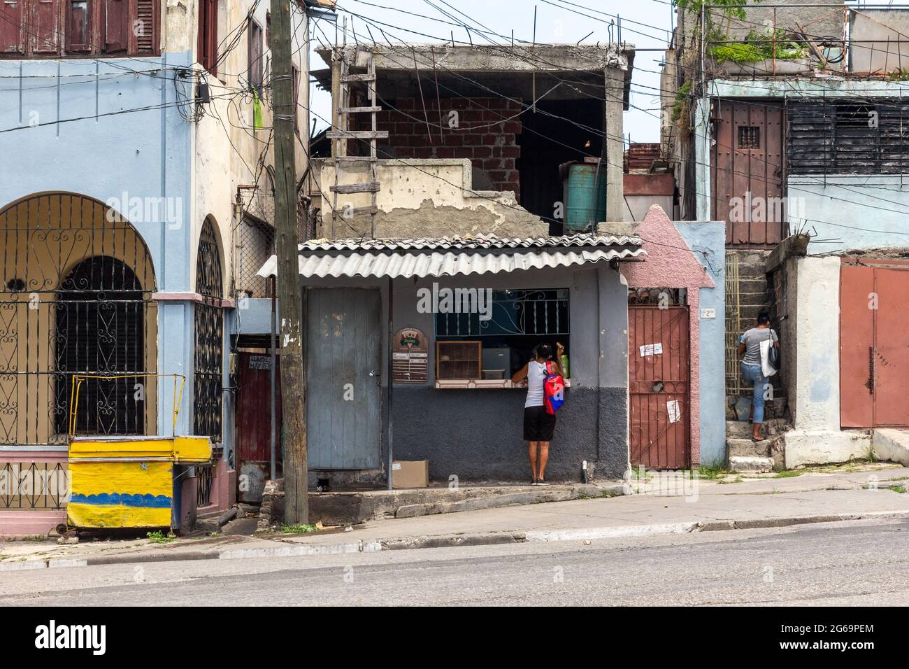 Rural areas and towns. Lifestyle in Cuba Stock Photo - Alamy