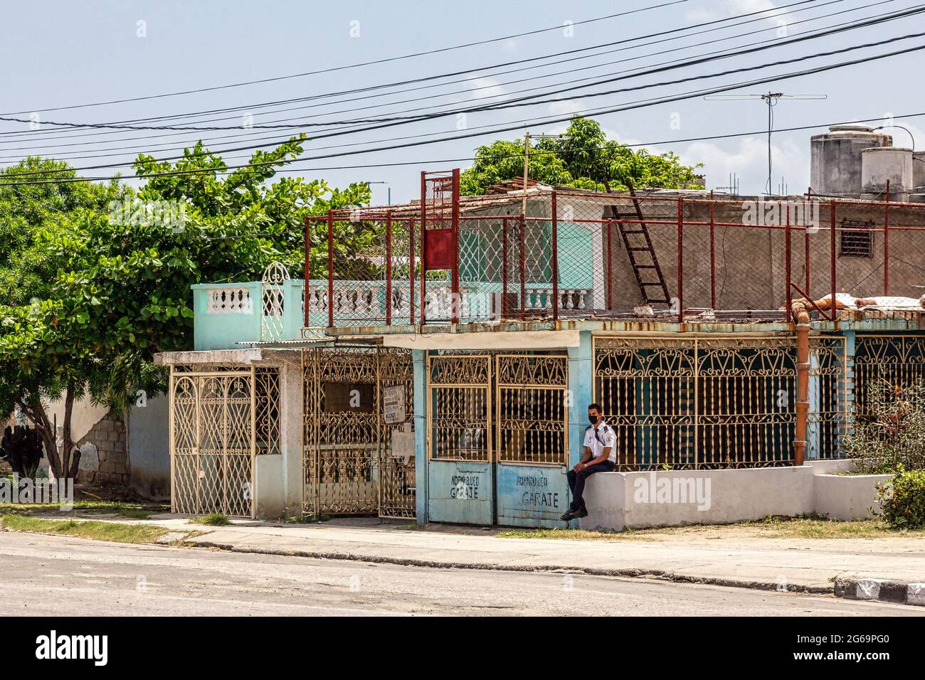 Rural areas and towns. Lifestyle in Cuba Stock Photo - Alamy