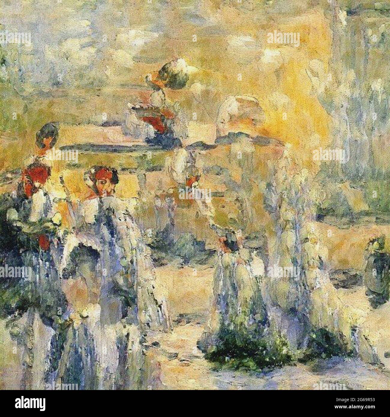 Expressionistic landscape artwork Stock Photo - Alamy