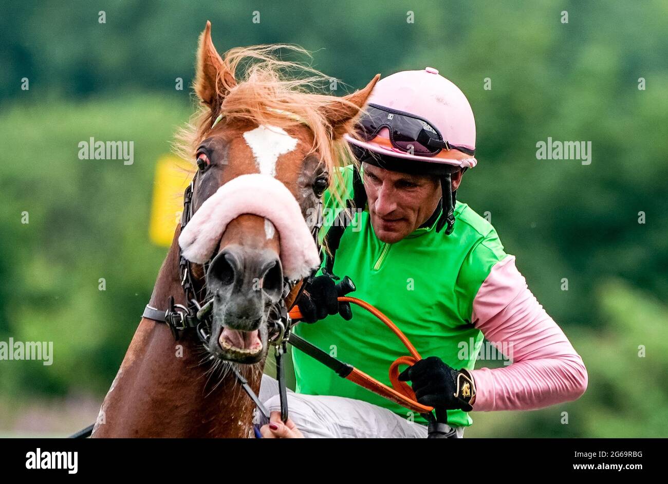 Hamburg, Germany. 04th July, 2021. Horse racing: Gallop, 152nd German ...