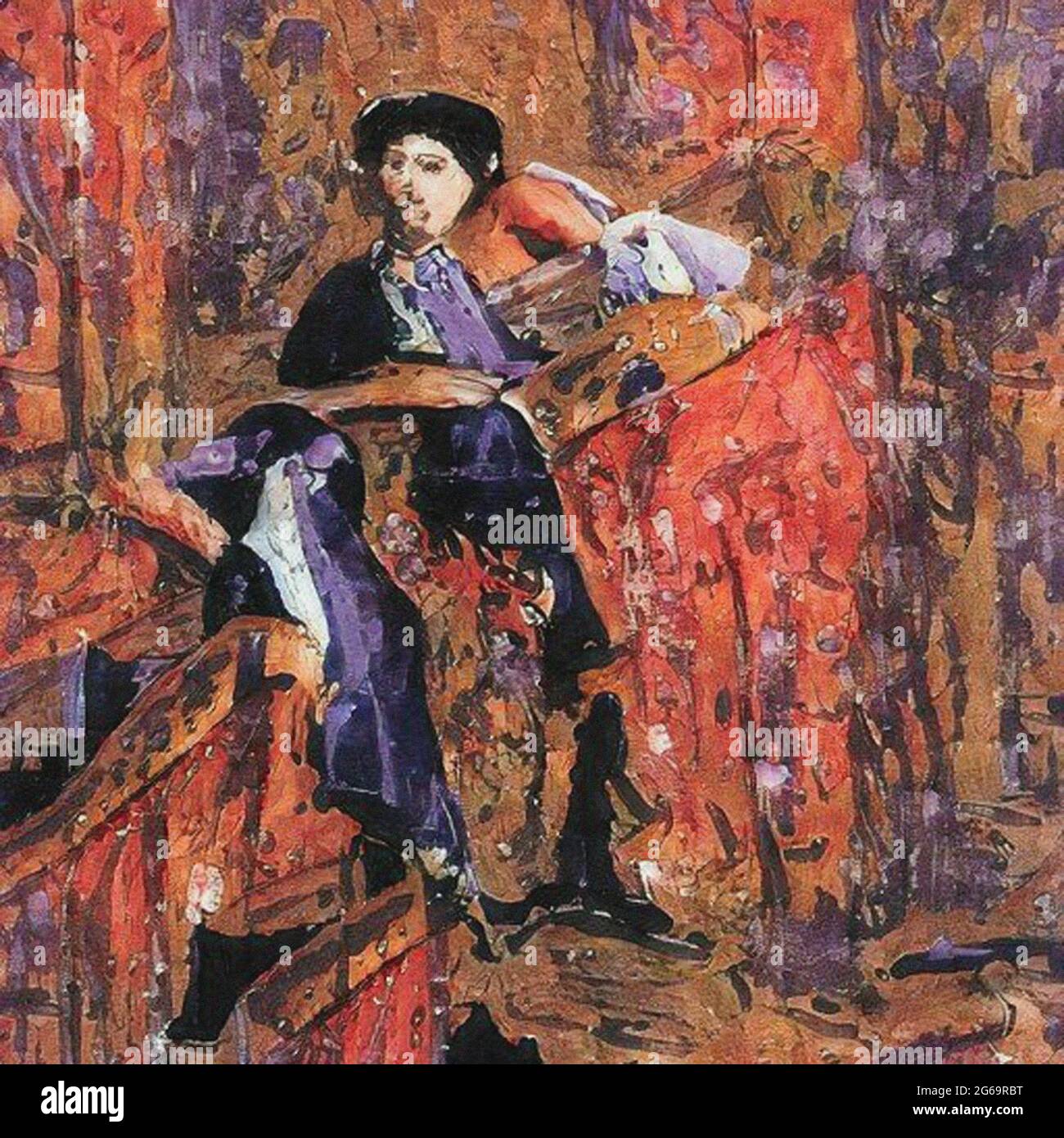 Expressionistic landscape artwork Stock Photo - Alamy