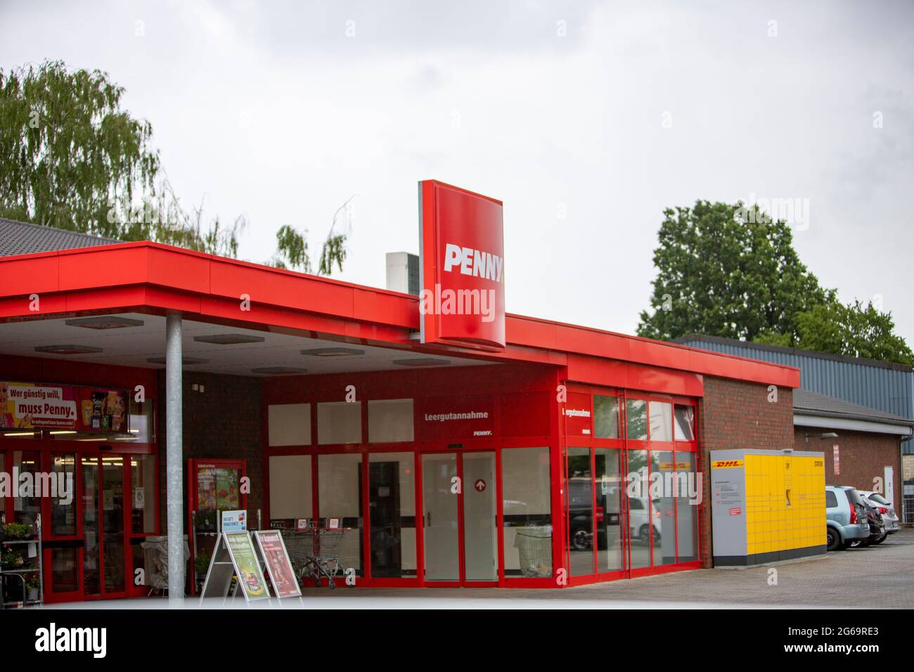Meckenheim, NRW, Germany, 06 30 2021, storefront of an Penny shop Stock ...