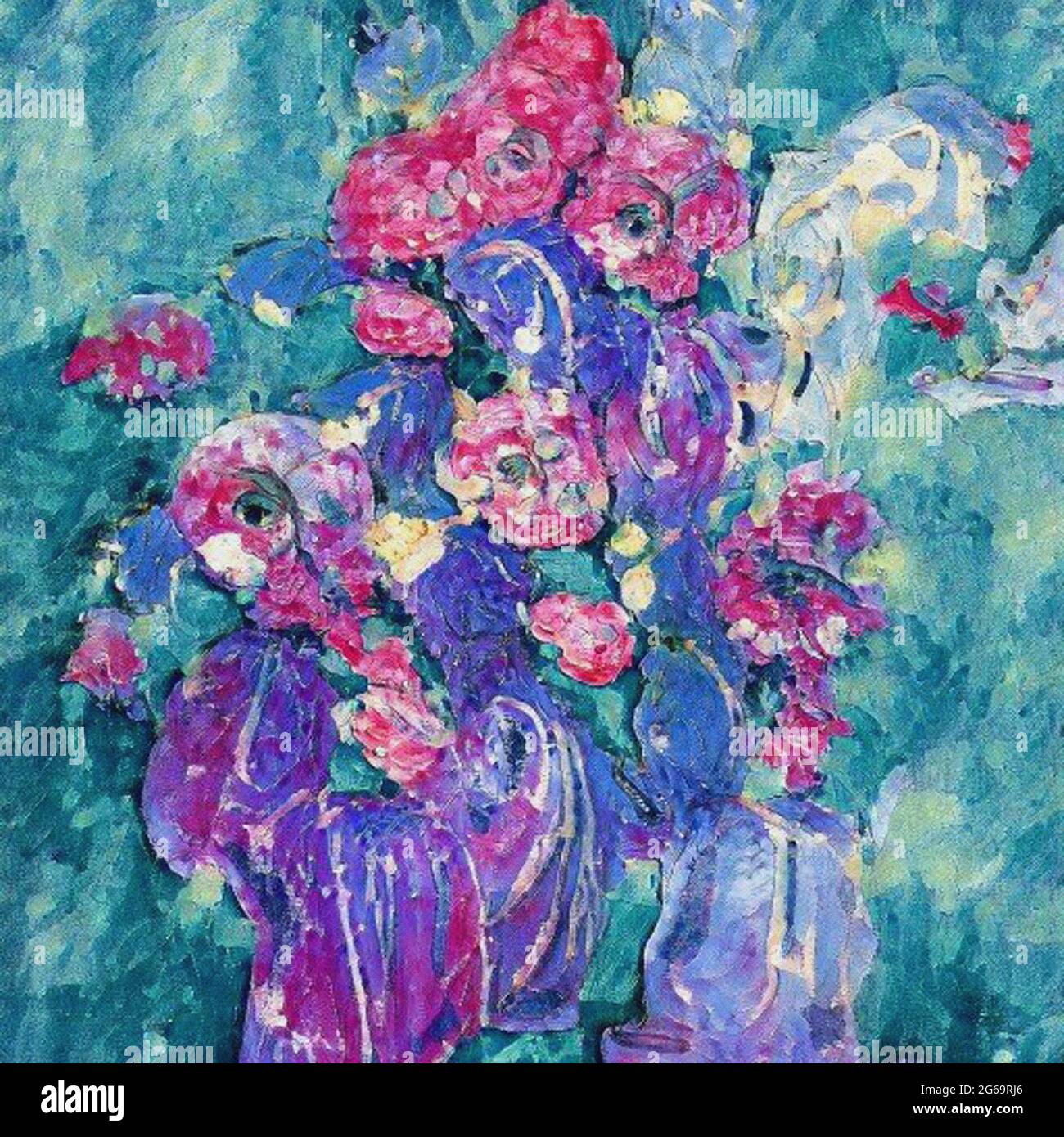 Expressionistic landscape artwork Stock Photo - Alamy