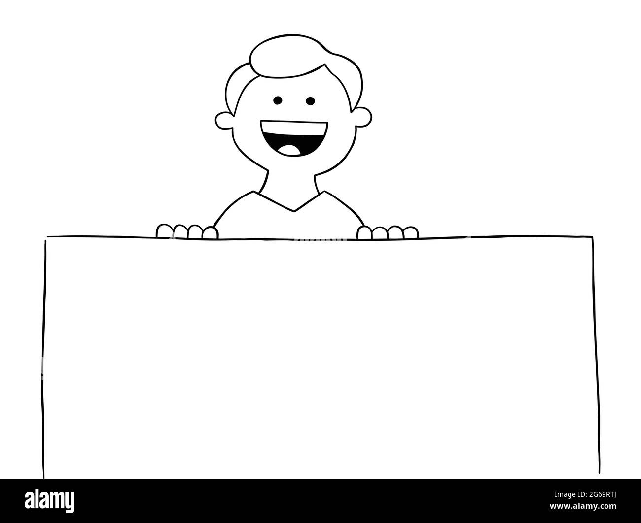 Blank Cartoon Psign