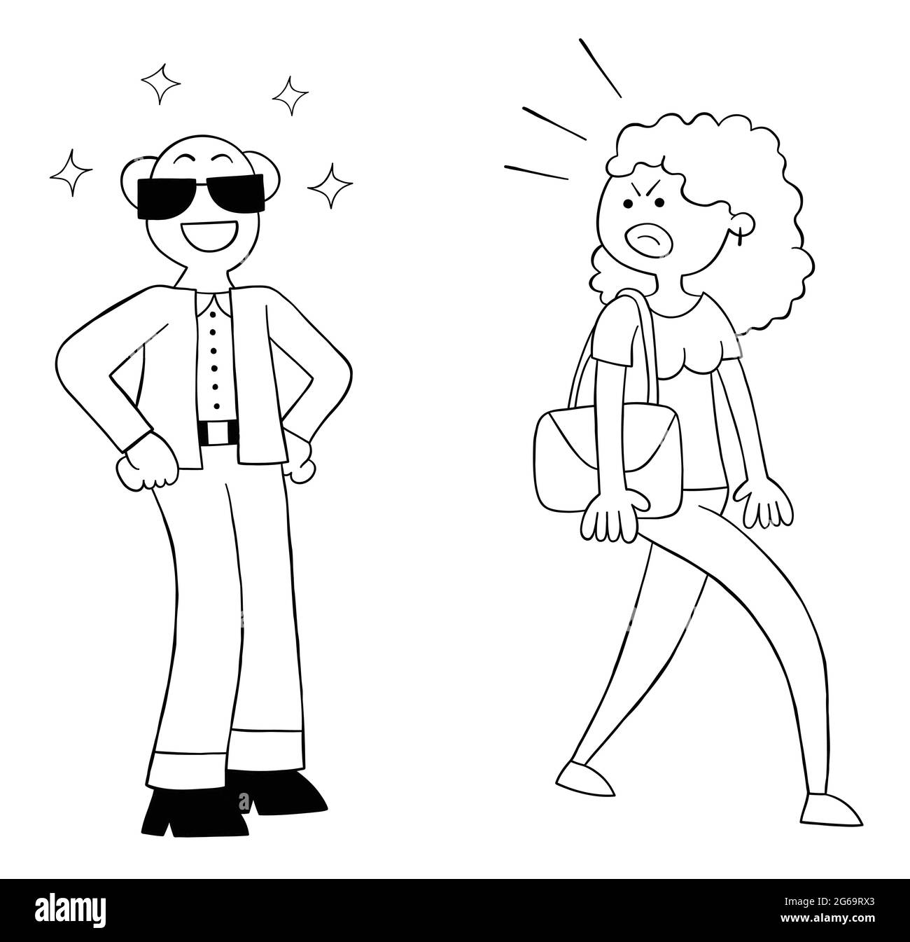 Perverted Stock Vector Images - Alamy