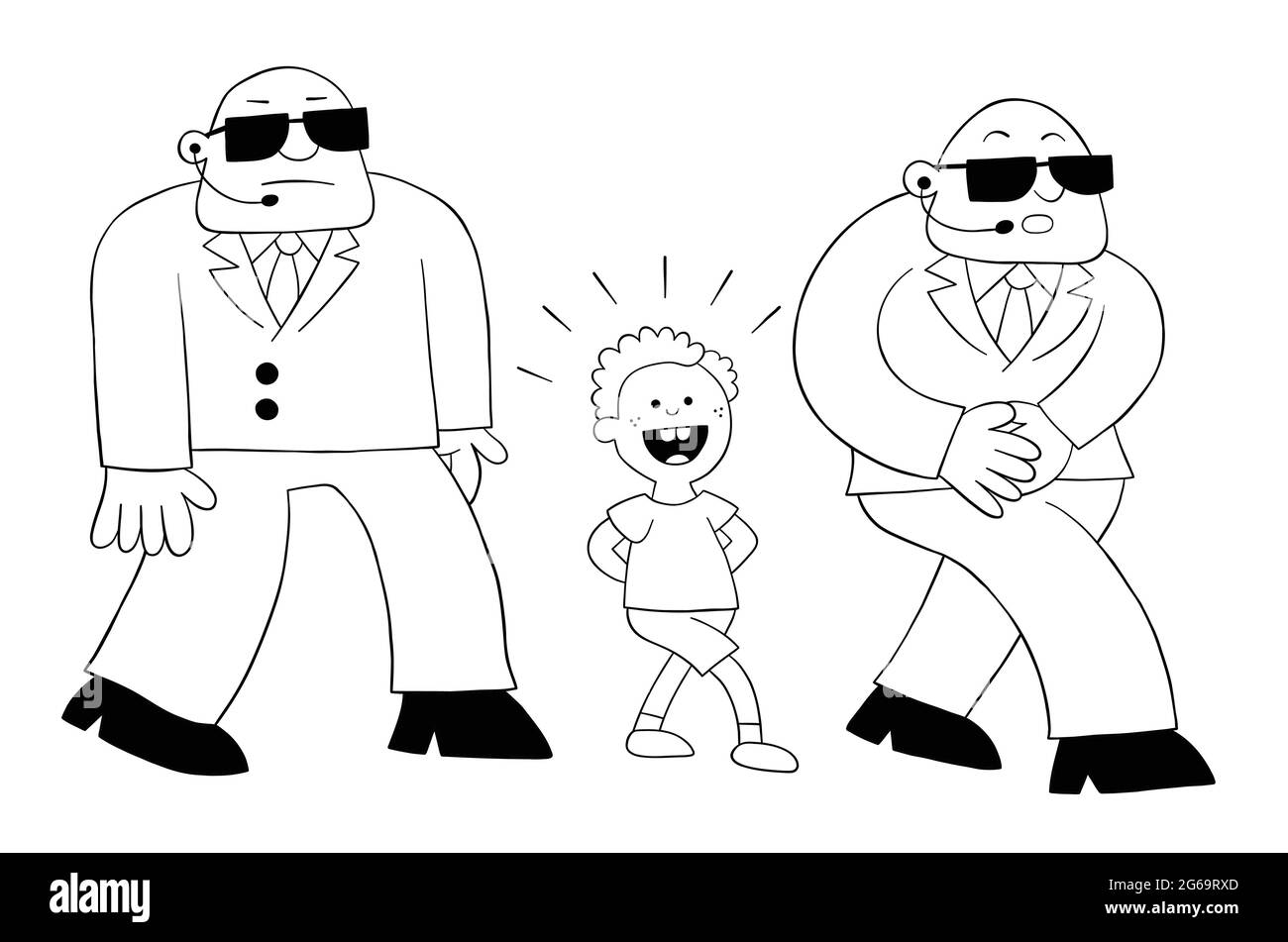 Body Guards Stock Vector Images - Alamy
