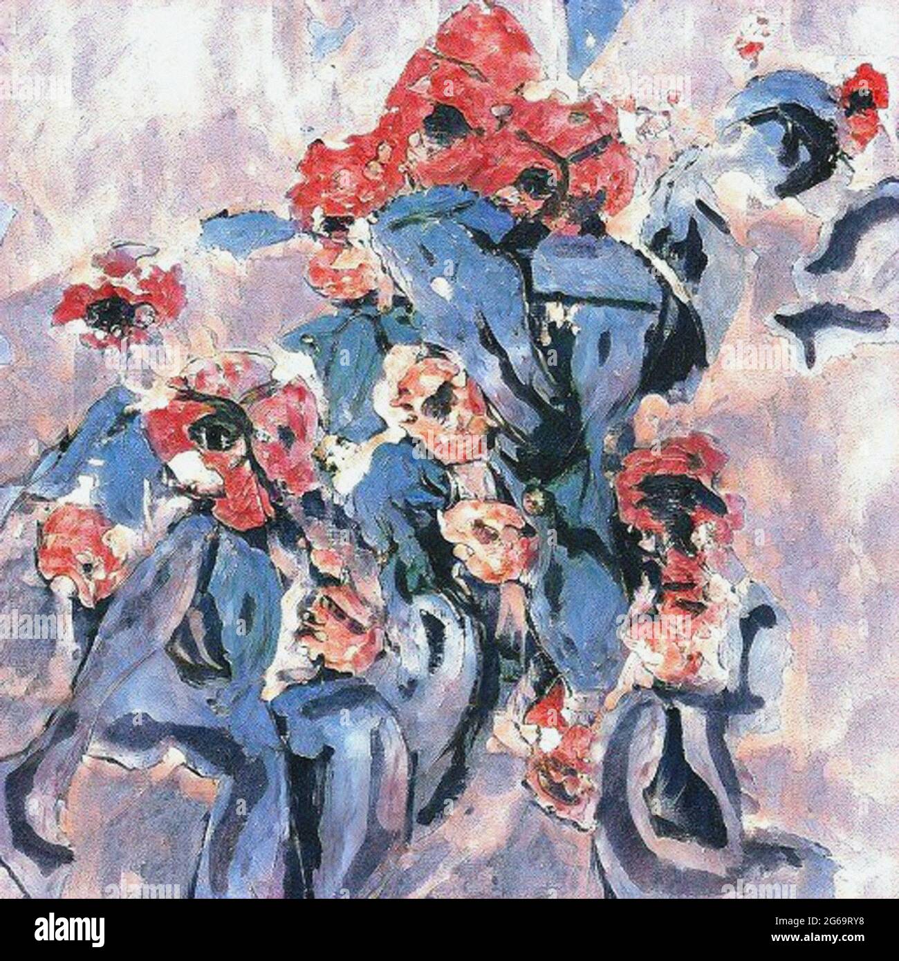 Expressionistic landscape artwork Stock Photo - Alamy