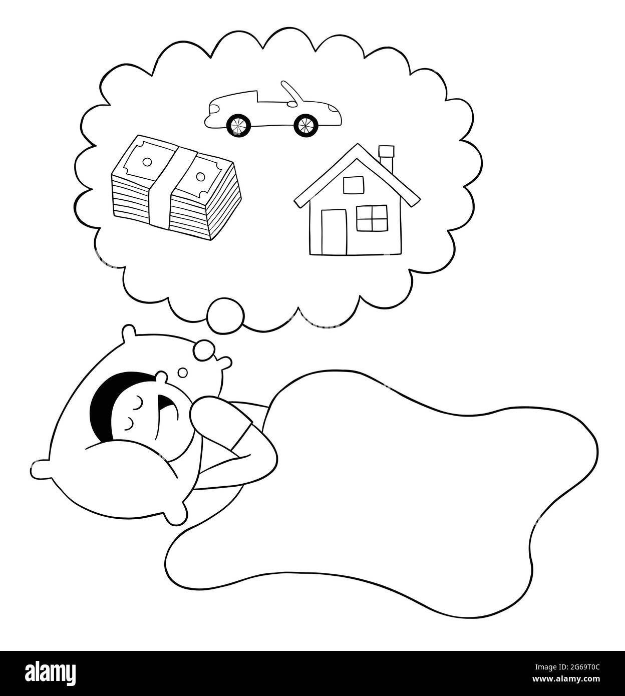 Dreams Clipart Black And White