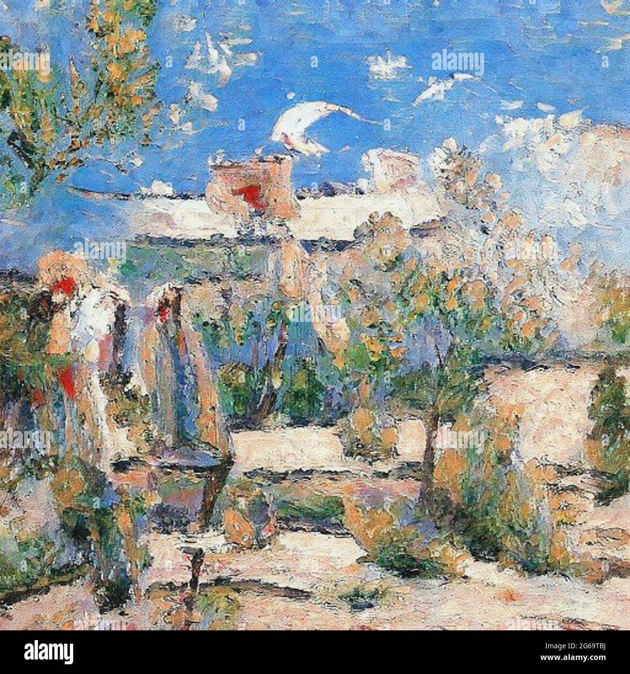 Expressionistic landscape artwork Stock Photo - Alamy