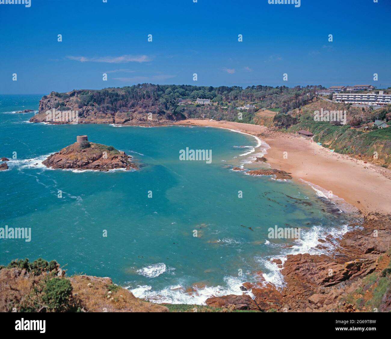 Janvrins tomb portelet bay hi-res stock photography and images - Alamy