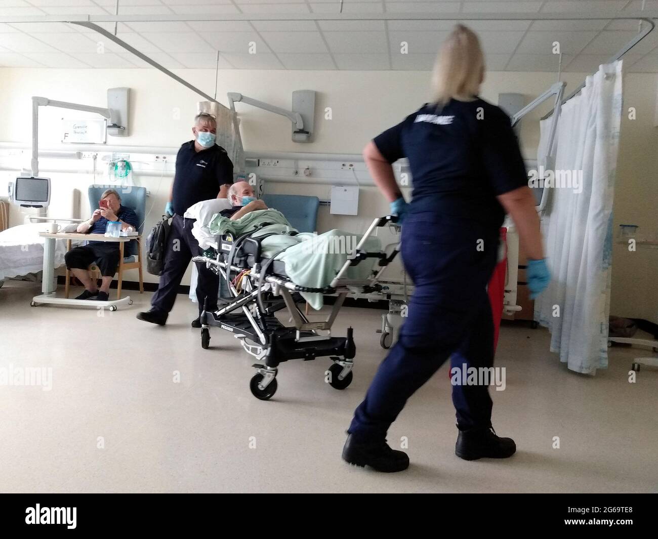 Nhs Patient Trolley High Resolution Stock Photography and Images - Alamy