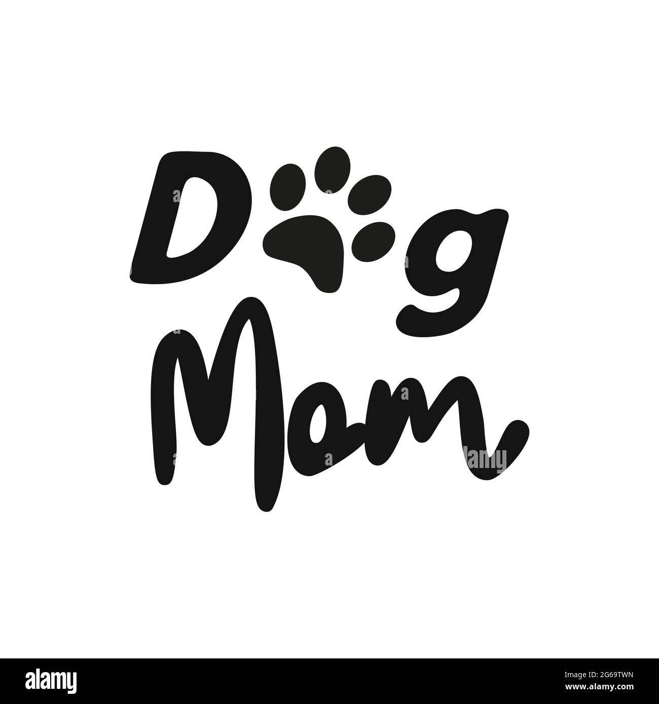 best dog mom ever, typography lettering design, printing for t shirt ...