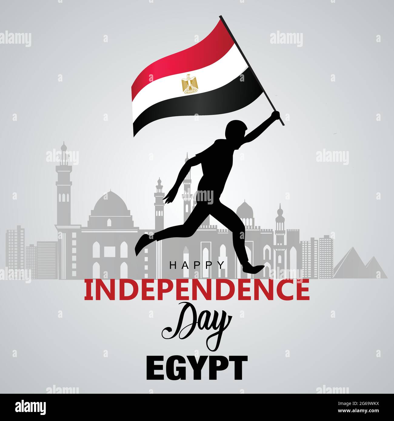Egypt man white background Stock Vector Images - Alamy