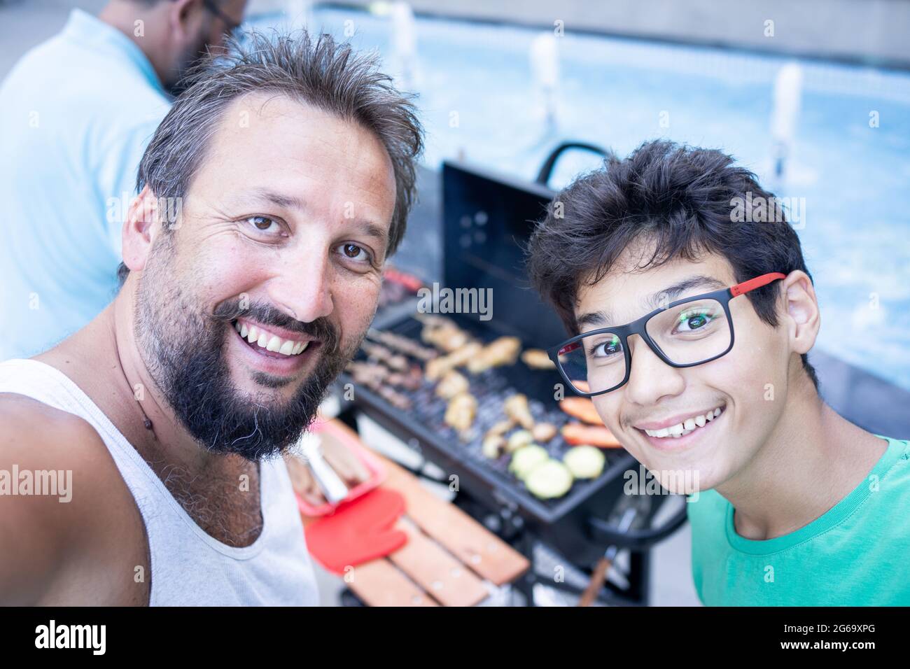 Preparing delicious food at home close up Stock Photo - Alamy