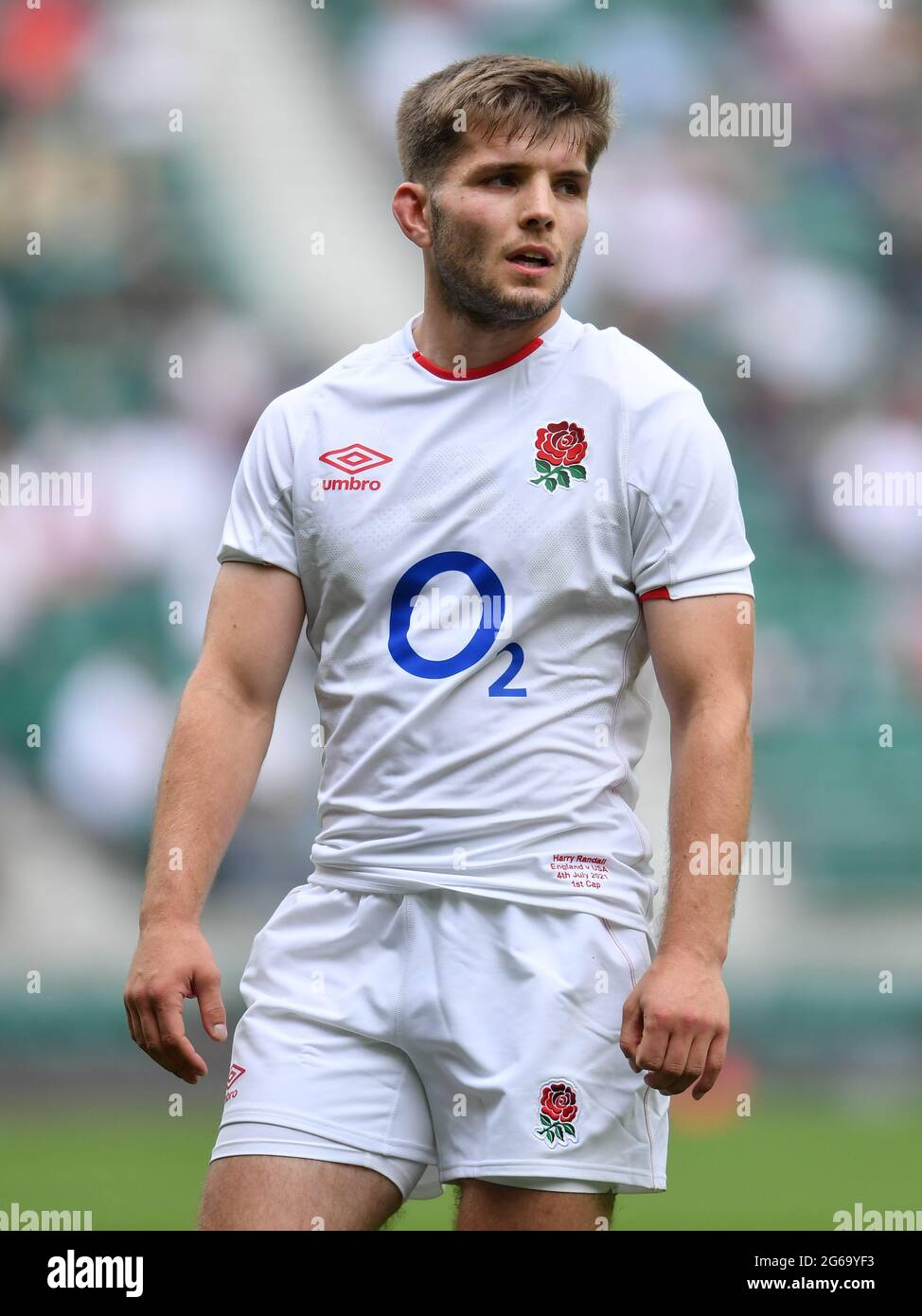 Twickenham Stadium, England, UK. 4th July, 2021. England's Harry ...