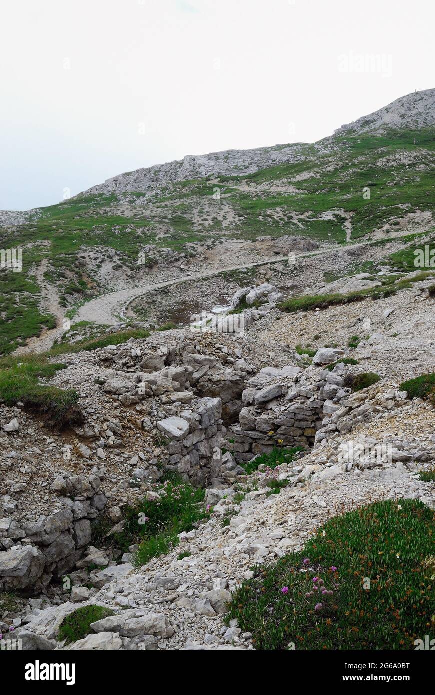 WWI. Mount Pasubio was the theater of fierce fighting from the Italian ...