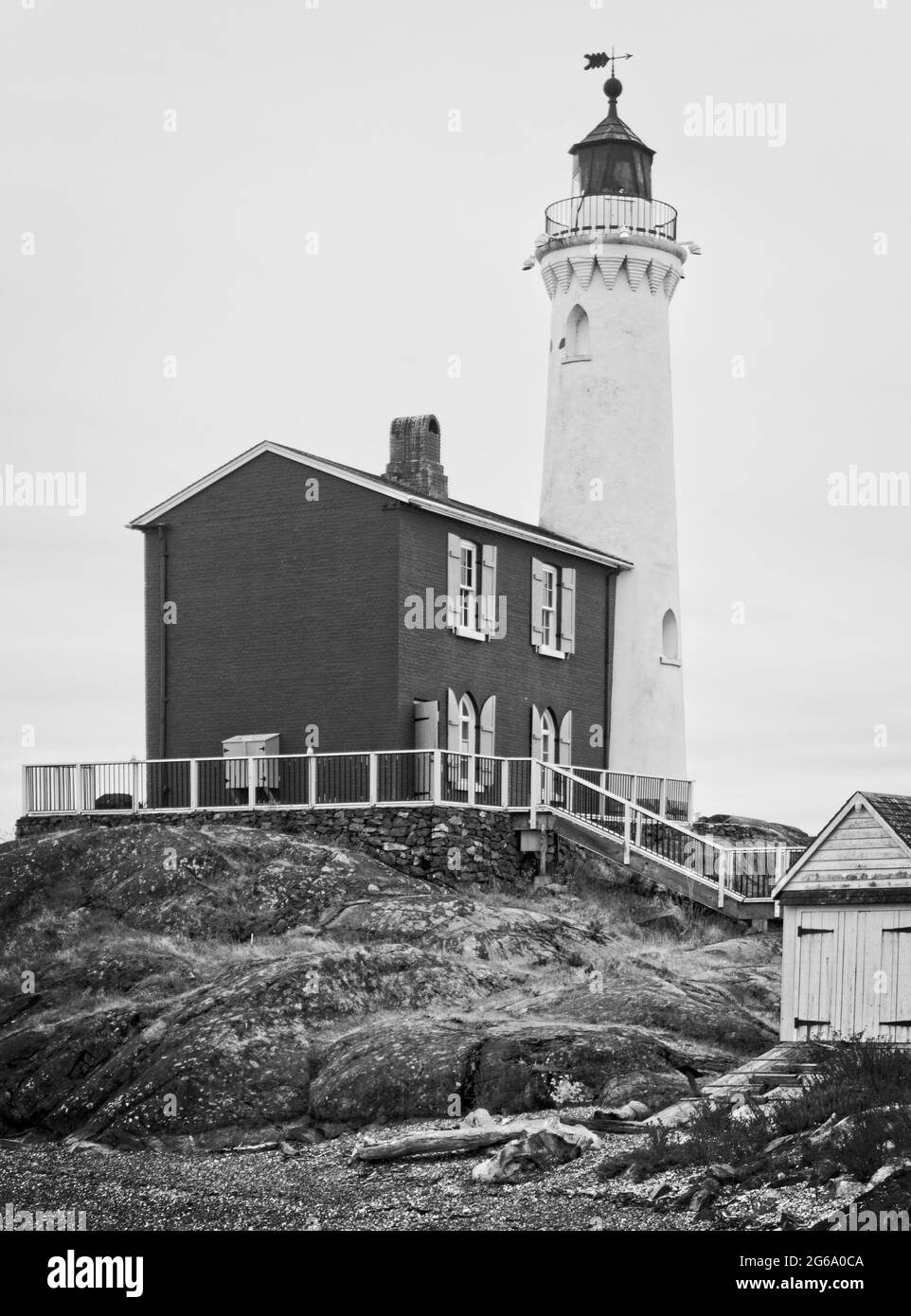 Lighthouse of bc Black and White Stock Photos & Images - Alamy