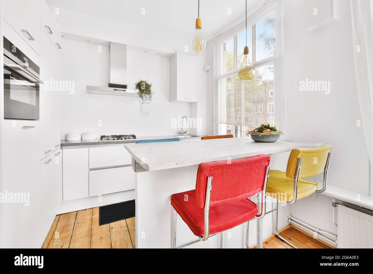 Interior of a beautiful kitchen of an elite house Stock Photo - Alamy