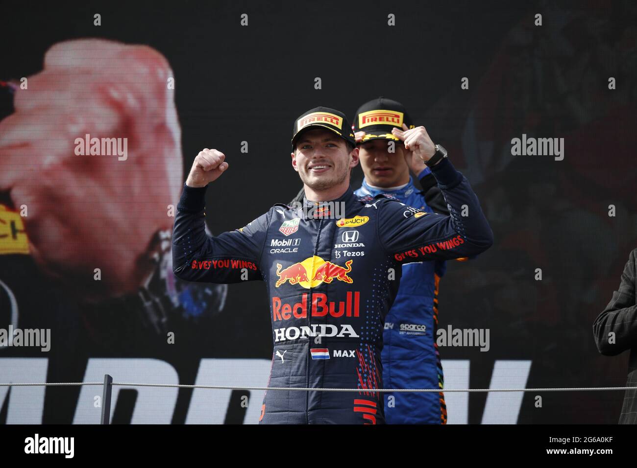 Max verstappen 2021 celebrating his win hi-res stock photography and ...