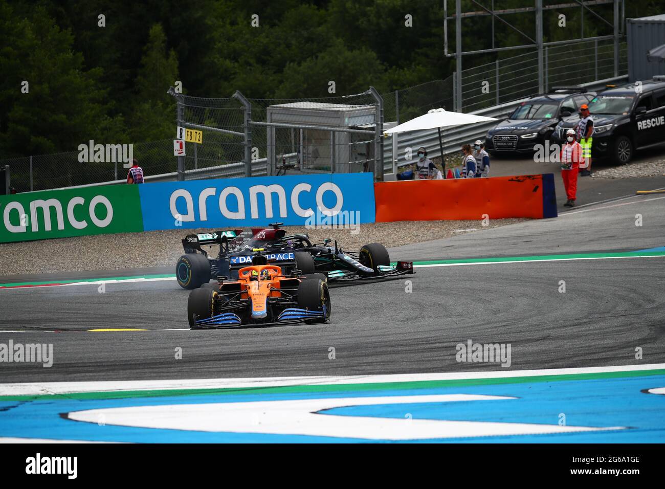 Spielberg, Osterreich. 04th July, 2021. #04 Lando Norris McLaren ...