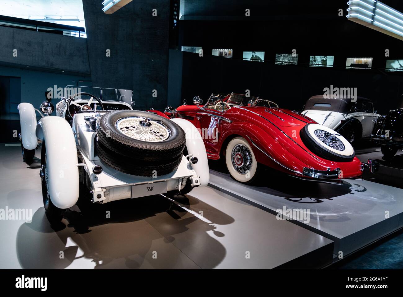 The car collection of Mercedes Museum Stock Photo - Alamy