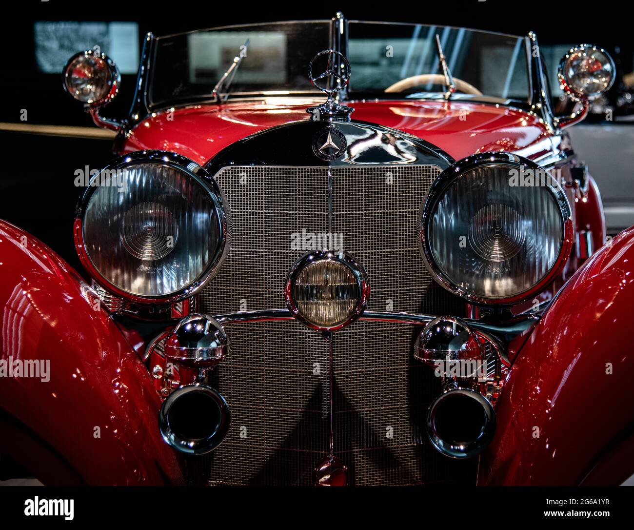 The car collection of Mercedes Museum Stock Photo - Alamy