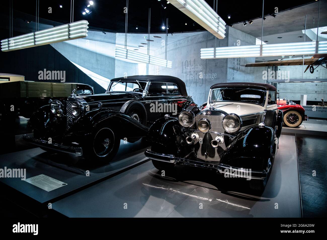 The car collection of Mercedes Museum Stock Photo - Alamy