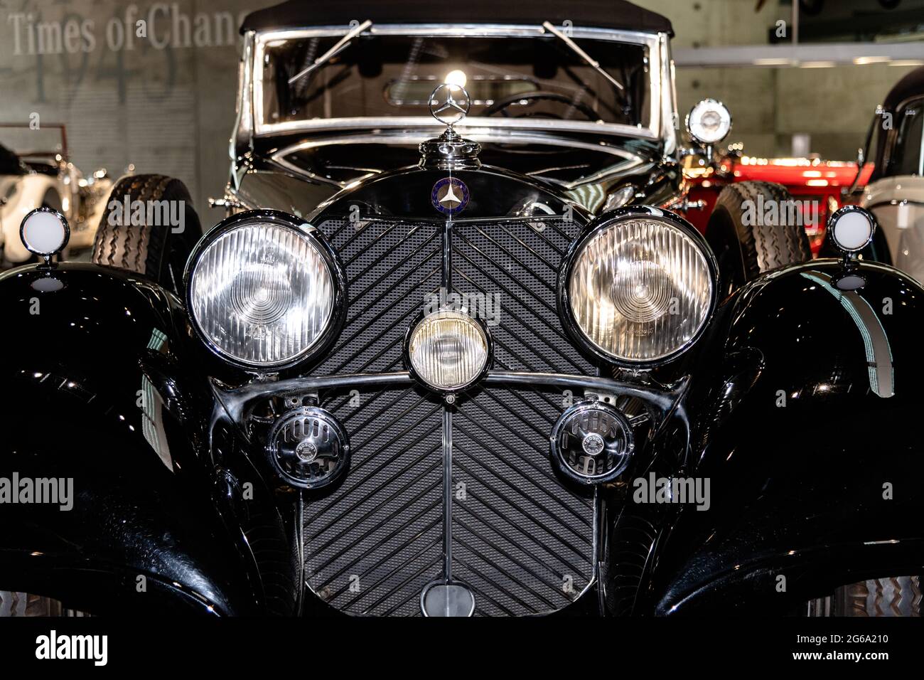 The car collection of Mercedes Museum Stock Photo - Alamy