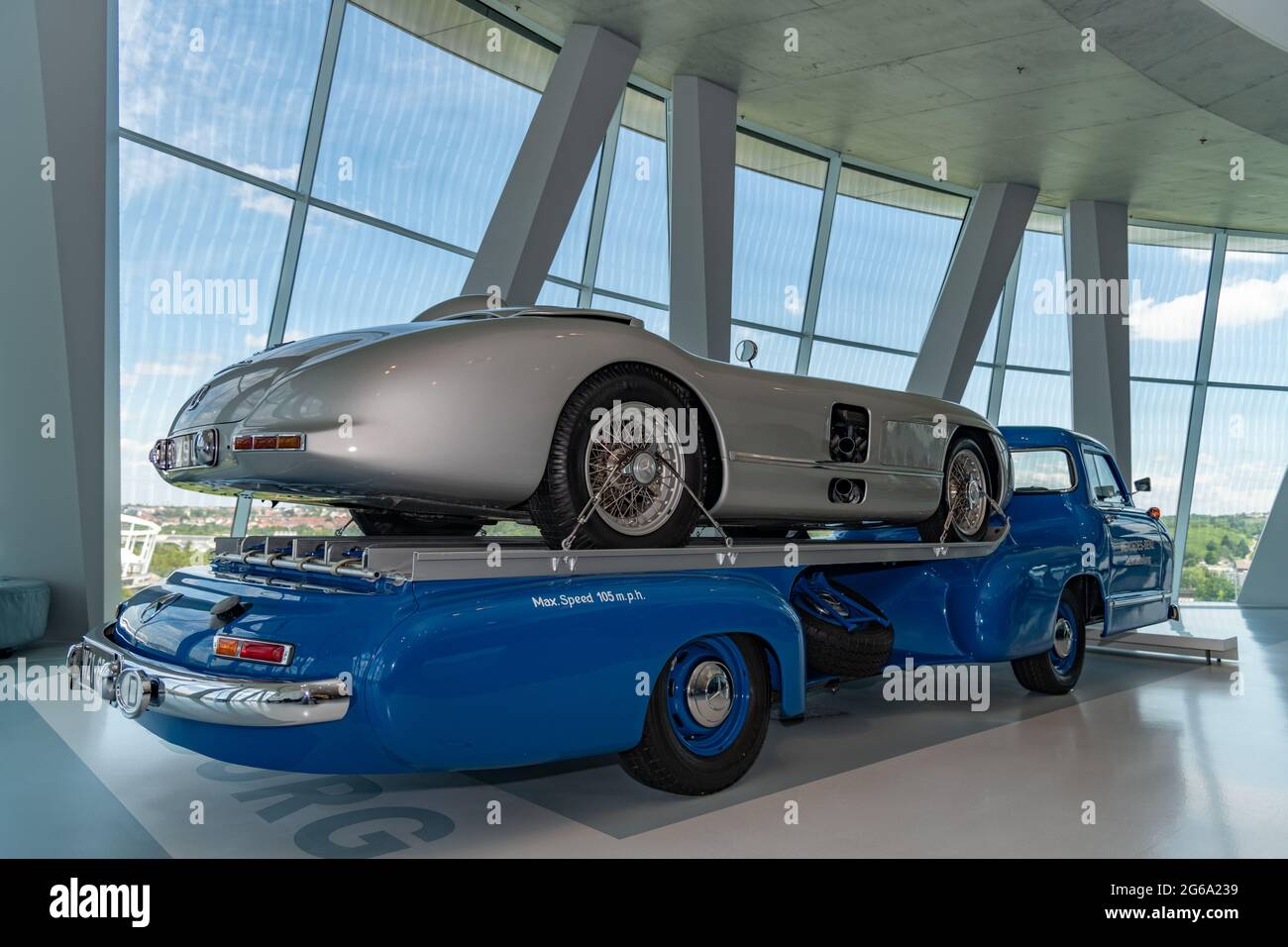 The car collection of Mercedes Museum Stock Photo - Alamy