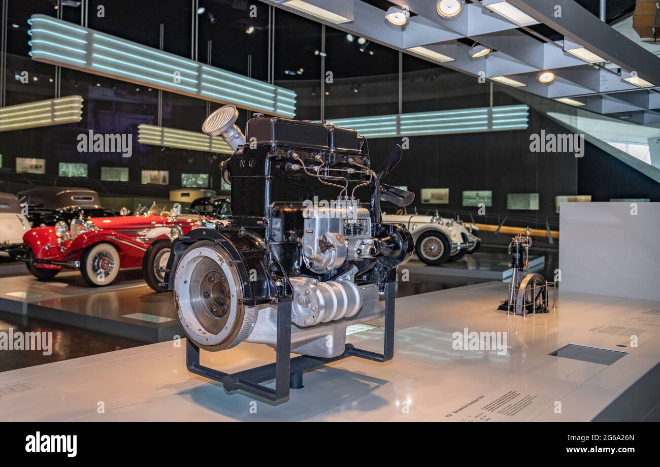 The car collection of Mercedes Museum Stock Photo - Alamy