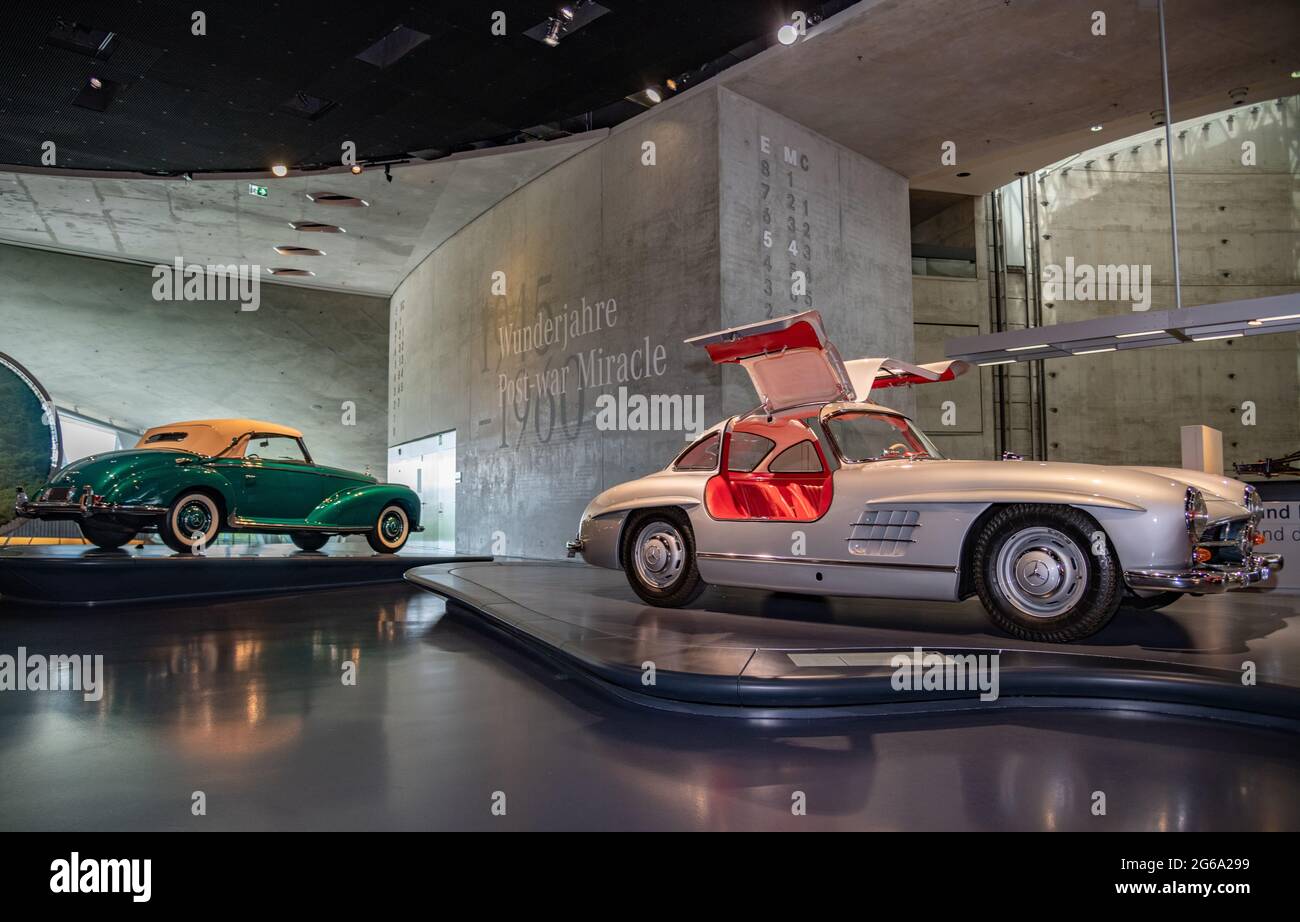 The car collection of Mercedes Museum Stock Photo - Alamy