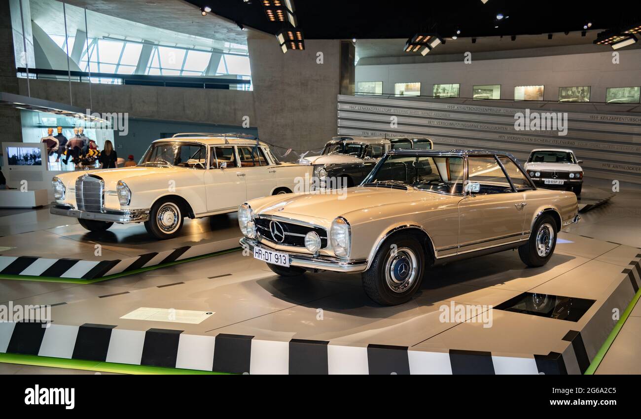 The car collection of Mercedes Museum Stock Photo - Alamy