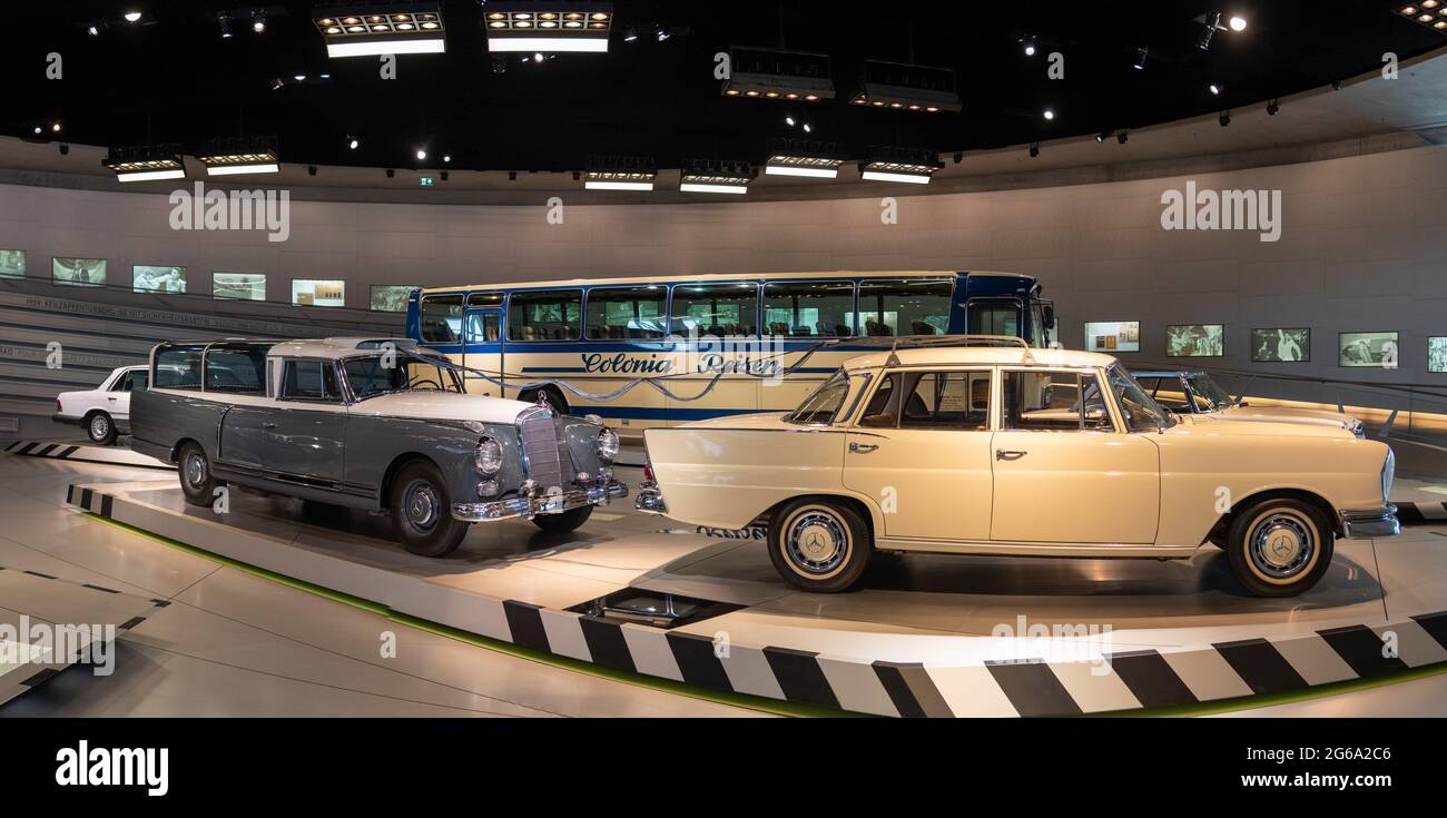 The car collection of Mercedes Museum Stock Photo - Alamy