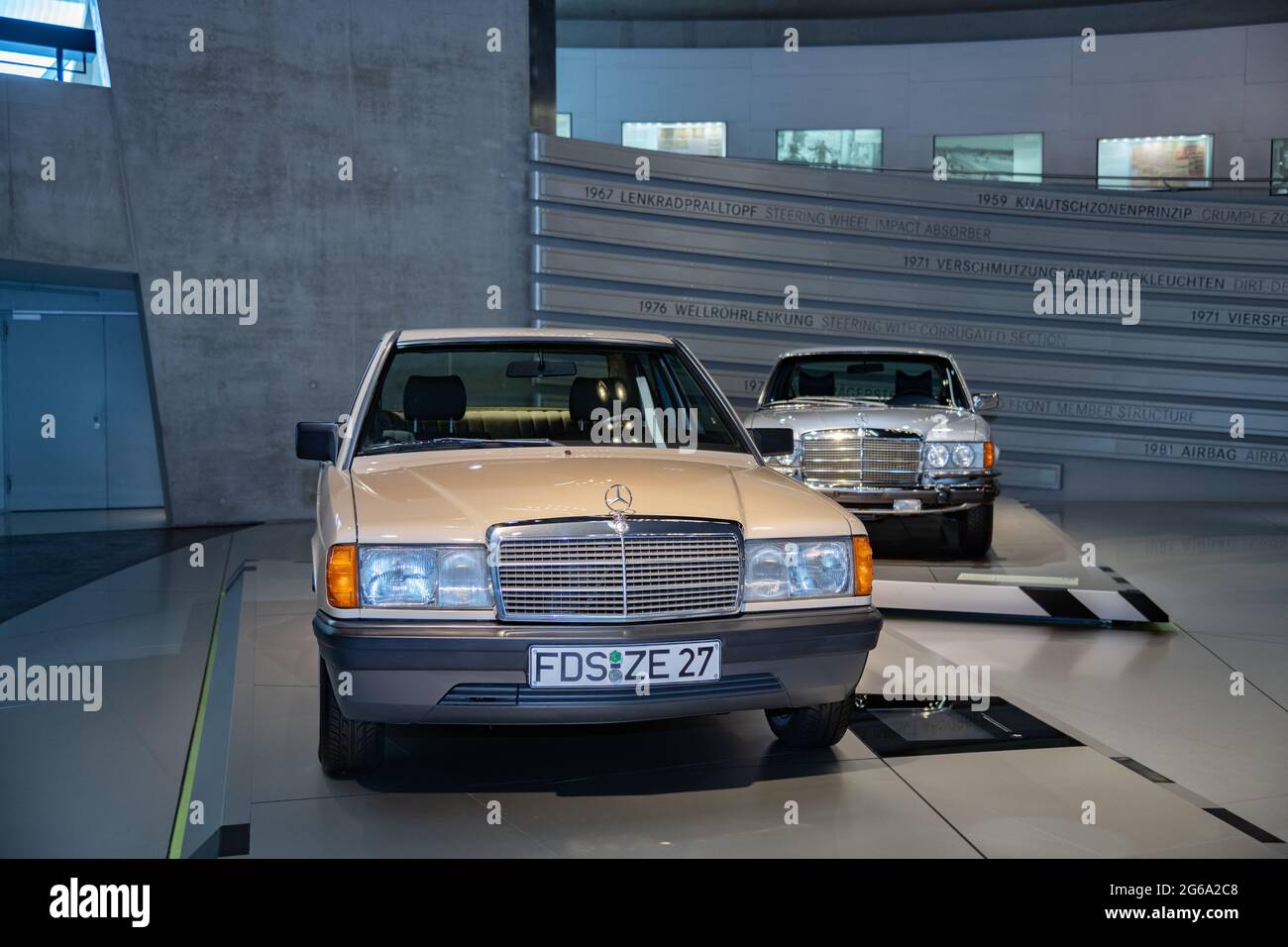 The car collection of Mercedes Museum Stock Photo - Alamy